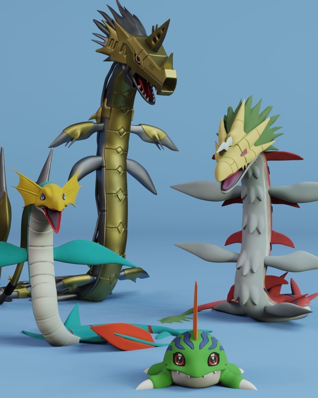 Betamon Evolution Pack 3D model 3D printable | CGTrader