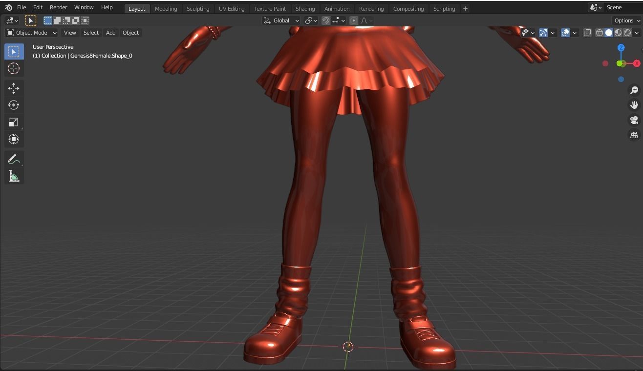 Doll Base Mesh 3D model | CGTrader