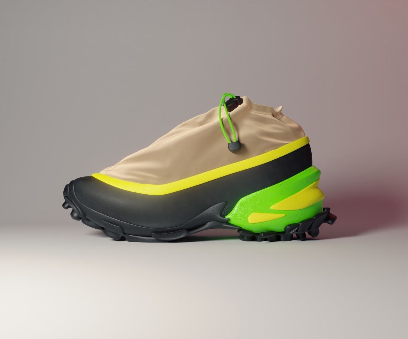 3D model Sneakers Concept Salomon VR / AR / low-poly | CGTrader