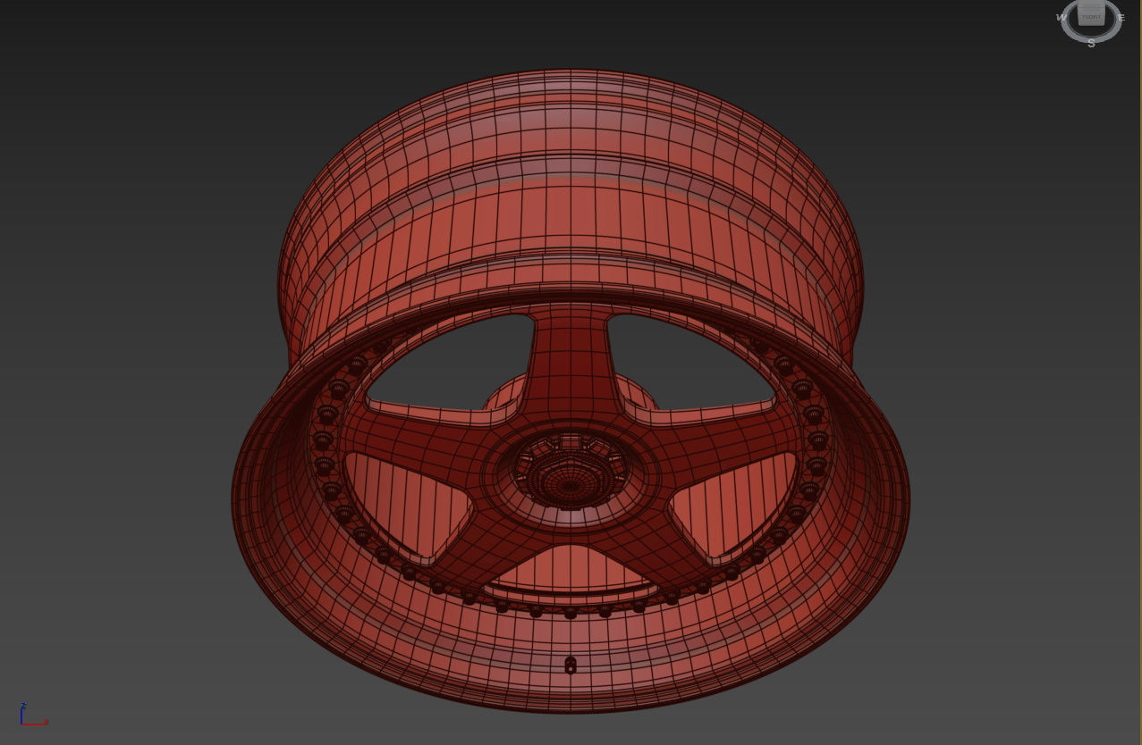 SSR Professor SP6 Wheel 3D model | CGTrader