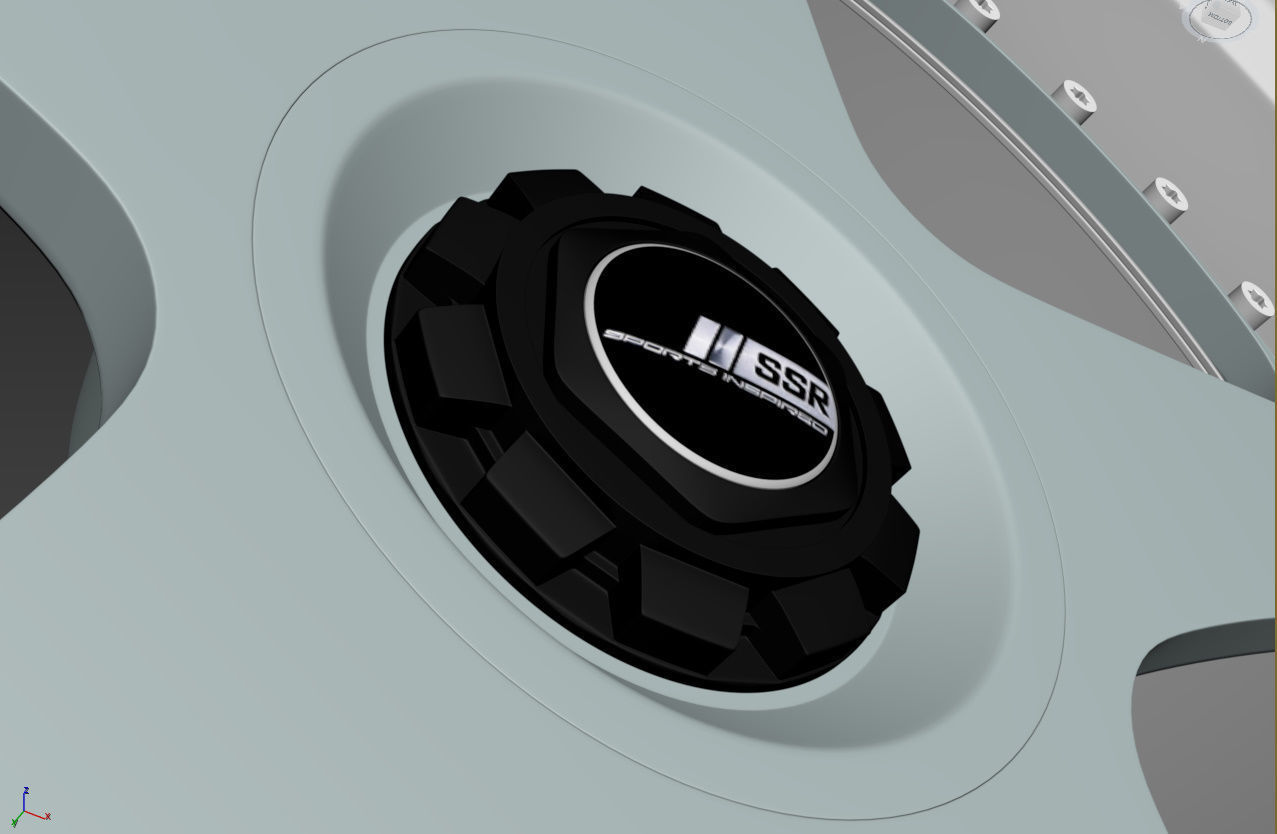 SSR Professor SP6 Wheel 3D model | CGTrader