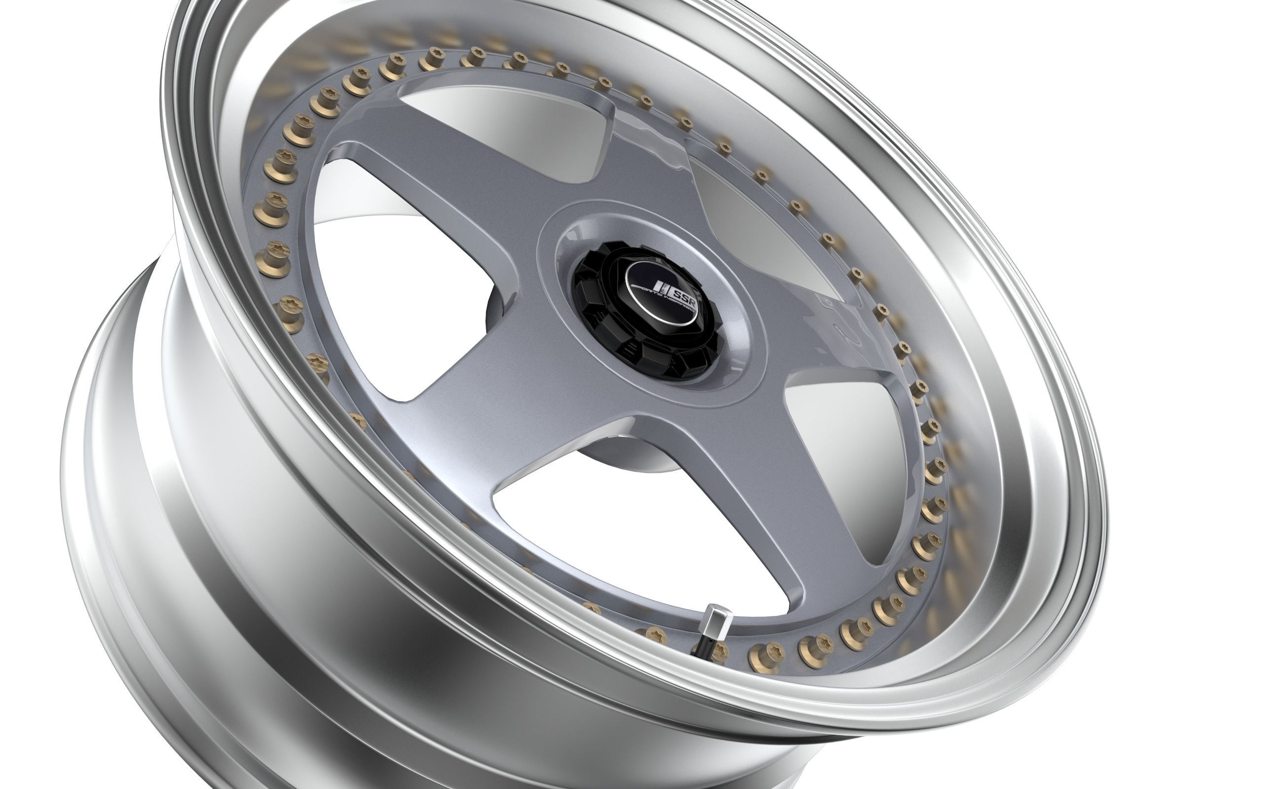 SSR Professor SP6 Wheel 3D model | CGTrader