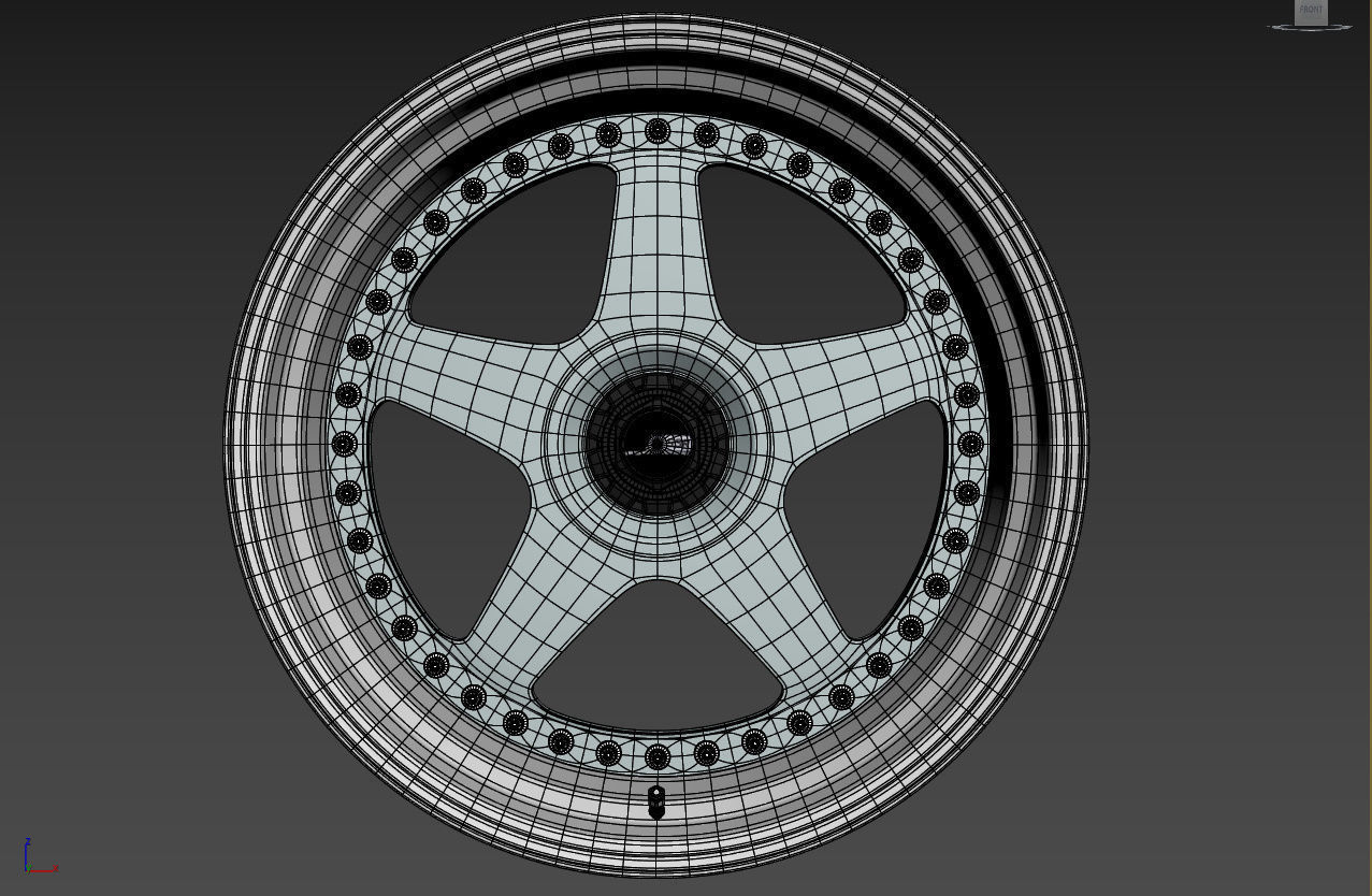 SSR Professor SP6 Wheel 3D model | CGTrader