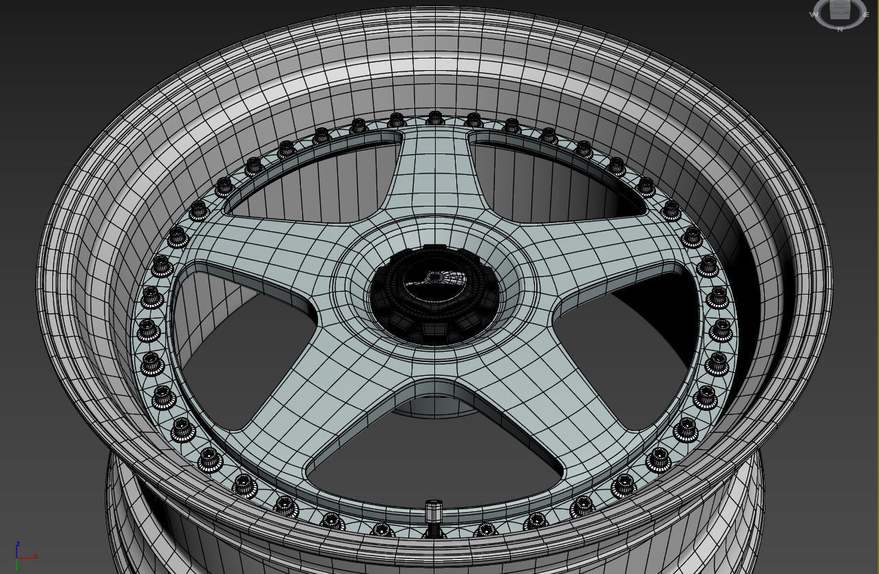 SSR Professor SP6 Wheel 3D model | CGTrader