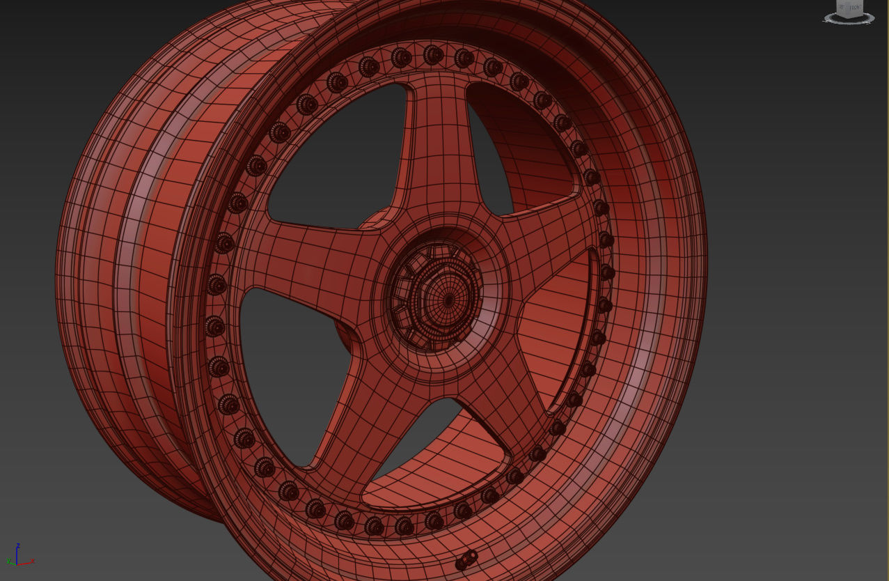 SSR Professor SP6 Wheel 3D model | CGTrader