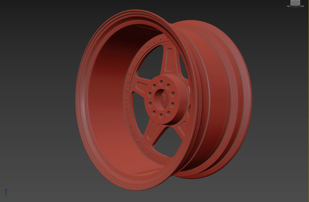 SSR Professor SP6 Wheel 3D model | CGTrader