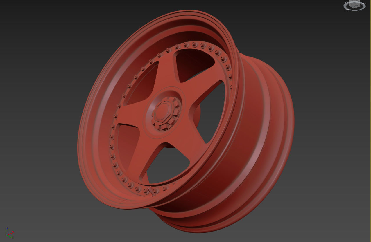 SSR Professor SP6 Wheel 3D model | CGTrader