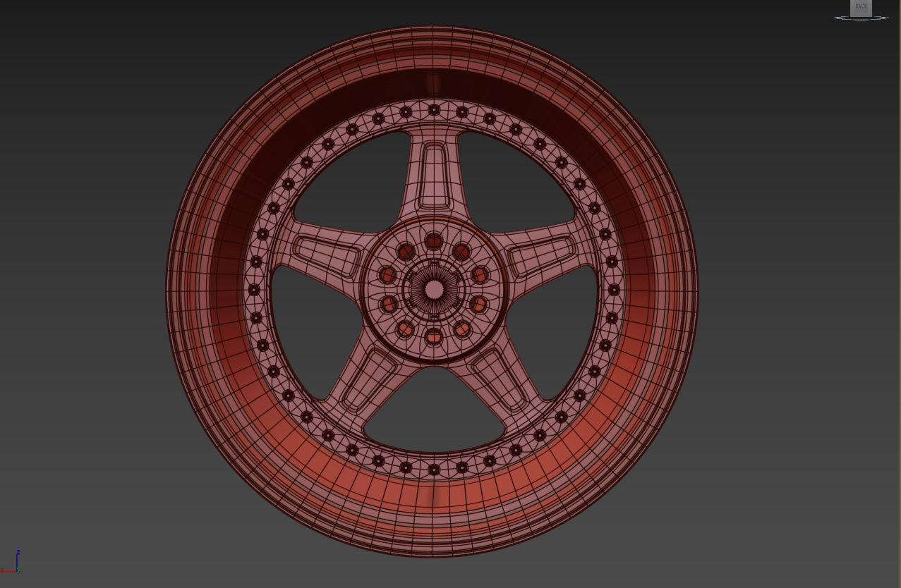 SSR Professor SP6 Wheel 3D model | CGTrader