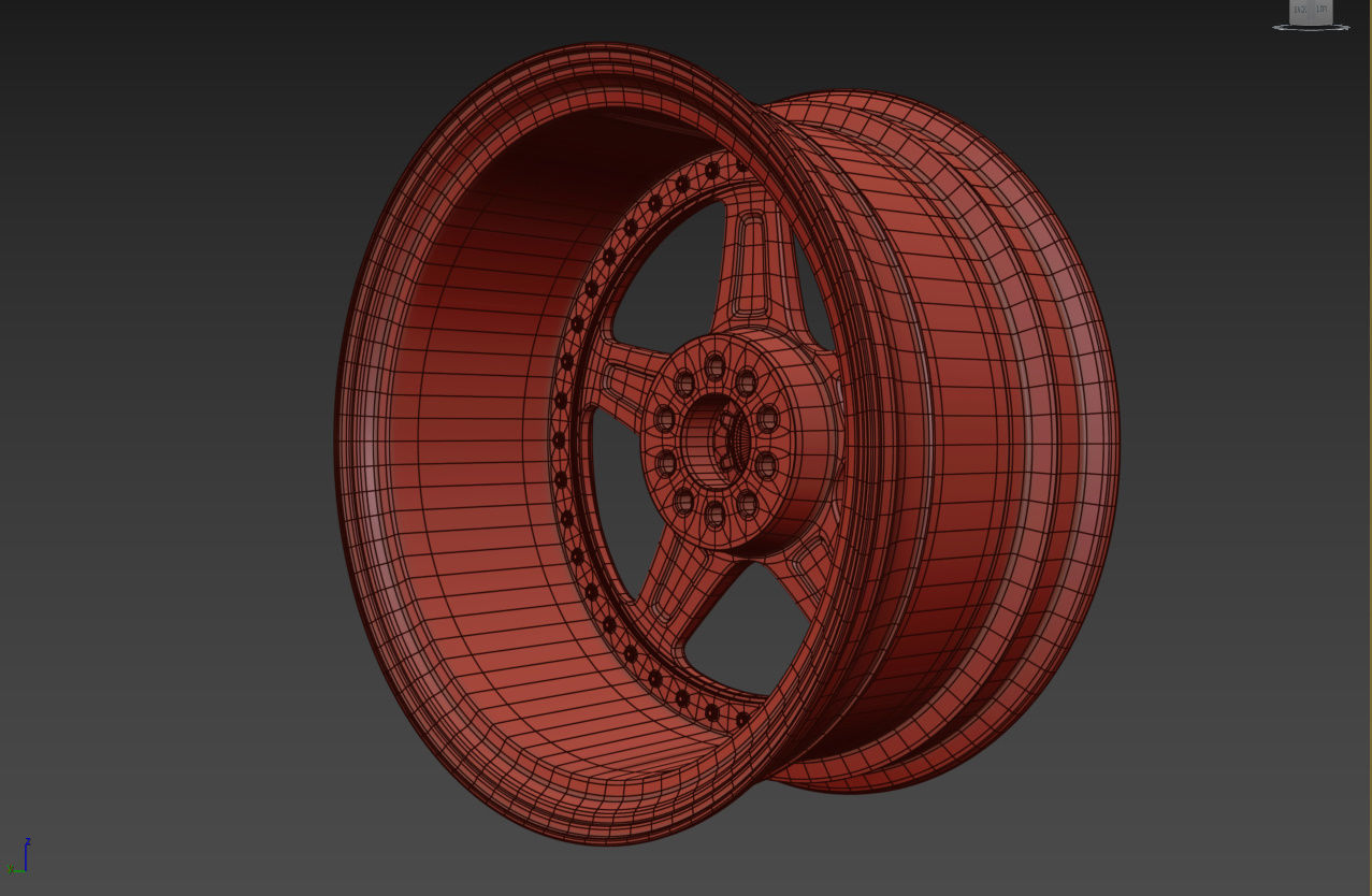 SSR Professor SP6 Wheel 3D model | CGTrader