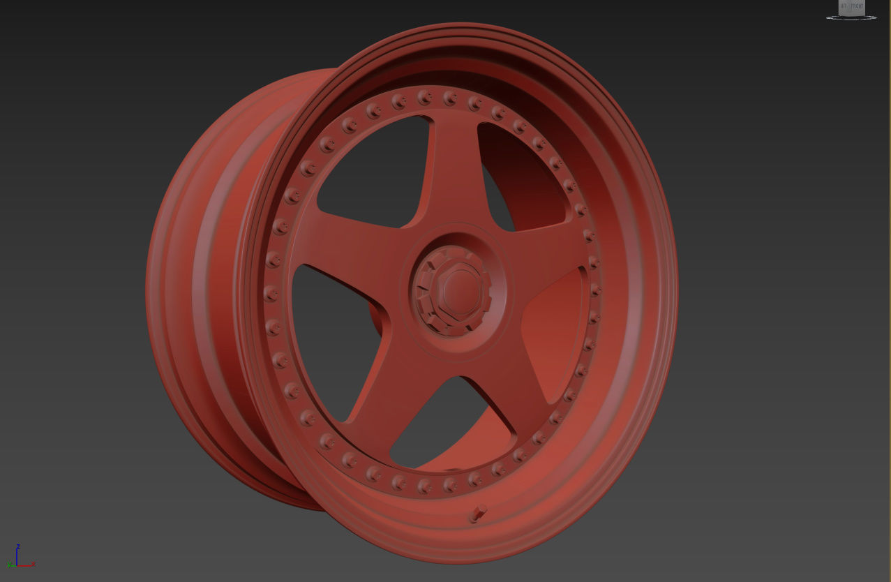 SSR Professor SP6 Wheel 3D model | CGTrader