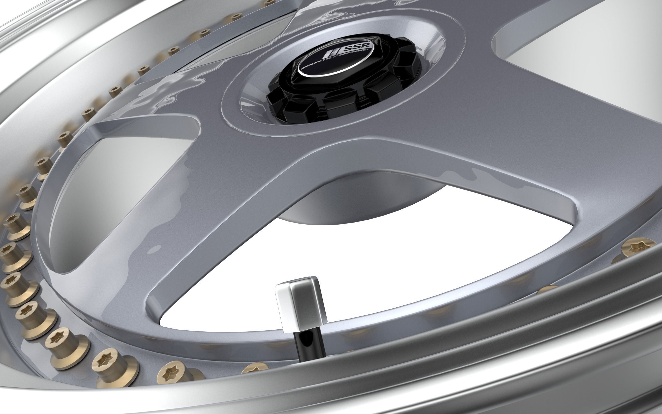 SSR Professor SP6 Wheel 3D model | CGTrader