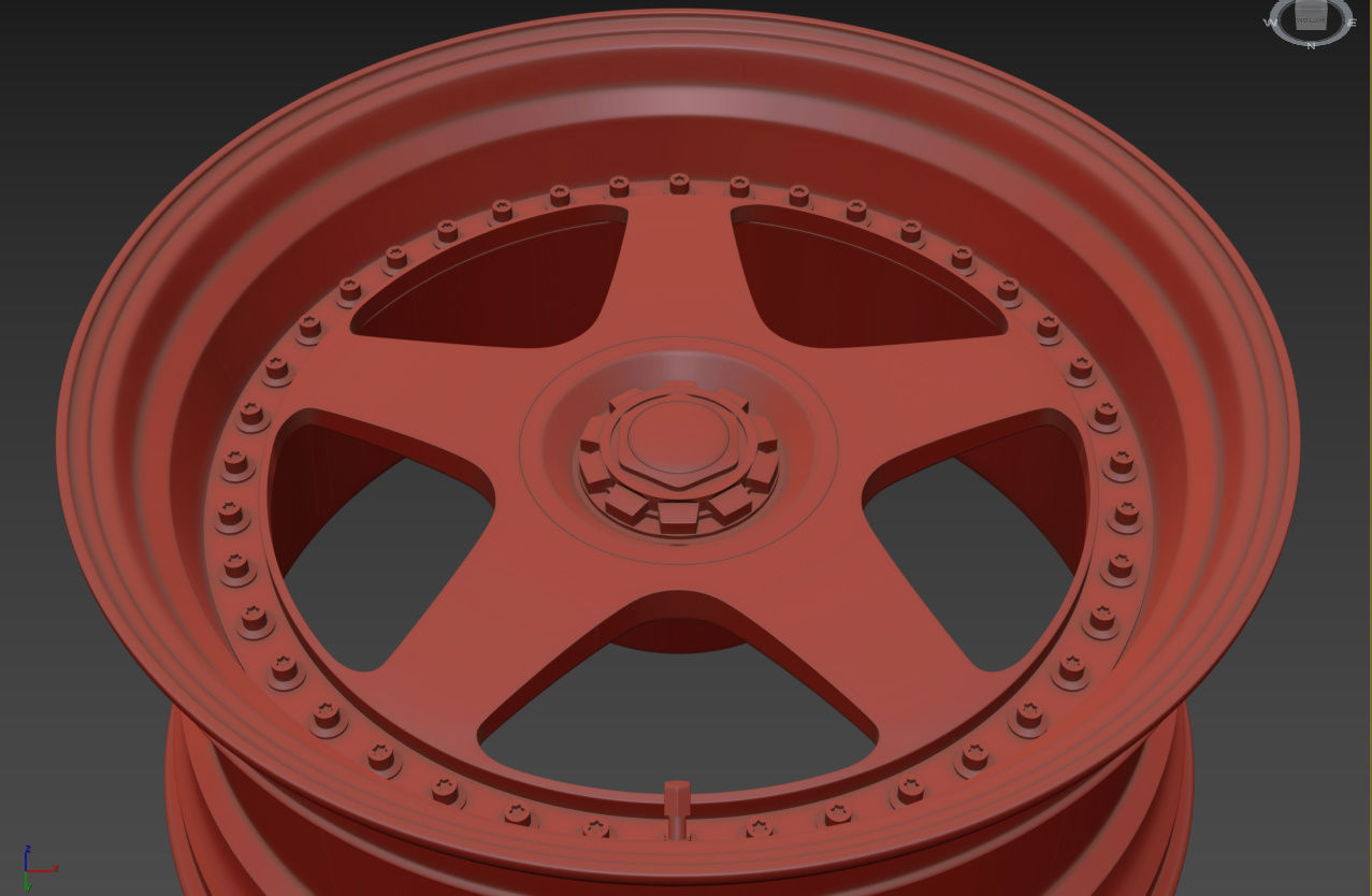 SSR Professor SP6 Wheel 3D model | CGTrader