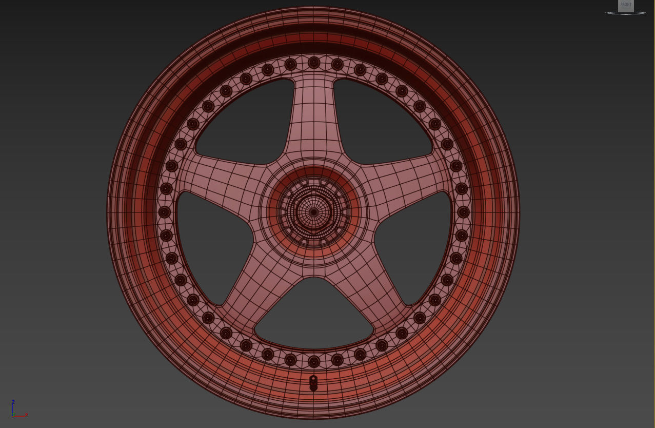 SSR Professor SP6 Wheel 3D model | CGTrader