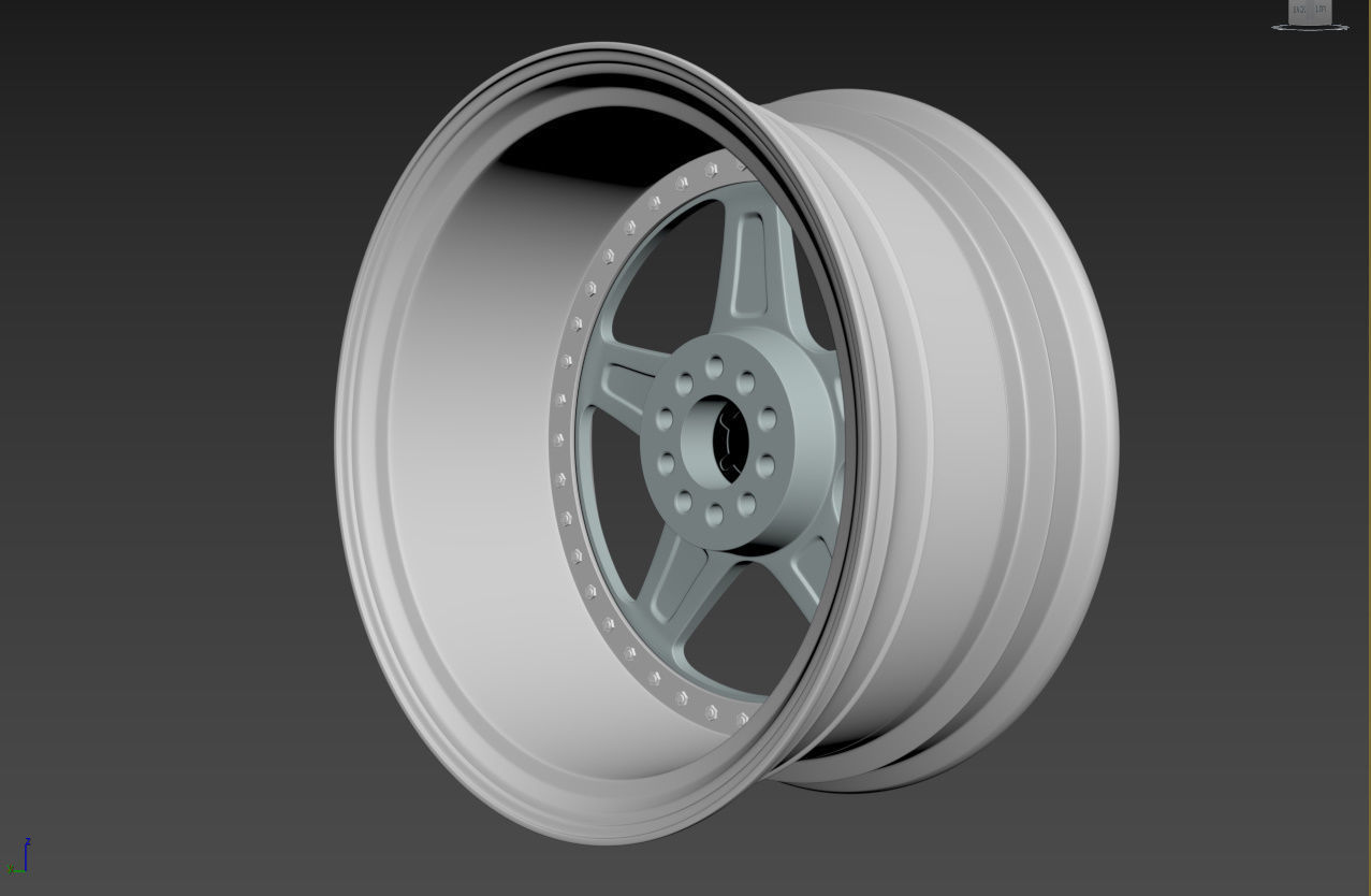 SSR Professor SP6 Wheel 3D model | CGTrader