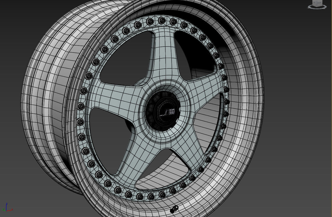 SSR Professor SP6 Wheel 3D model | CGTrader
