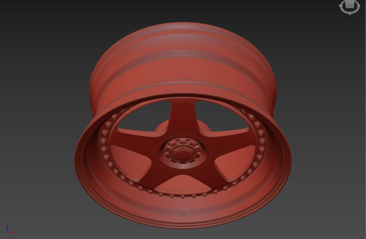 SSR Professor SP6 Wheel 3D model | CGTrader