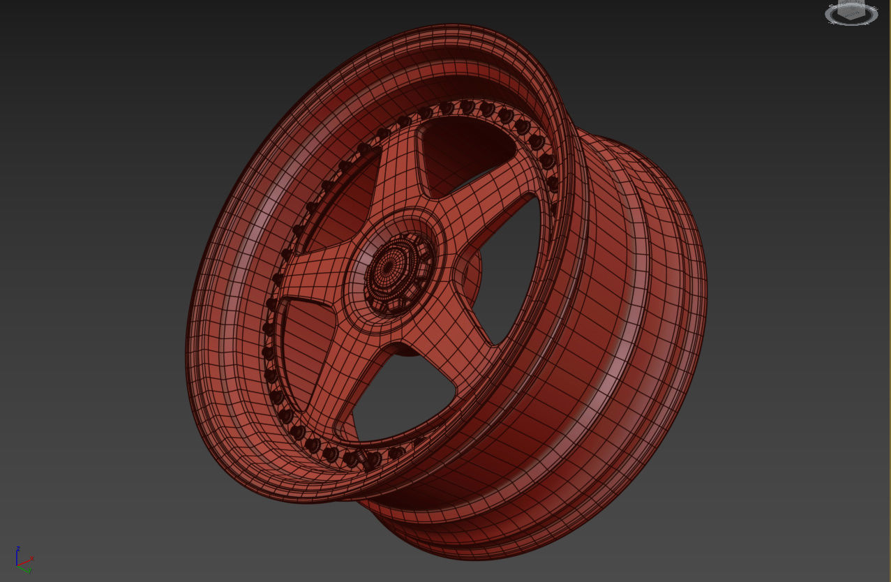 SSR Professor SP6 Wheel 3D model | CGTrader