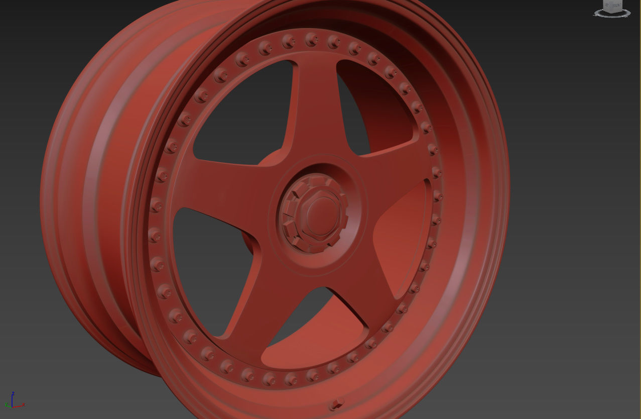 SSR Professor SP6 Wheel 3D model | CGTrader