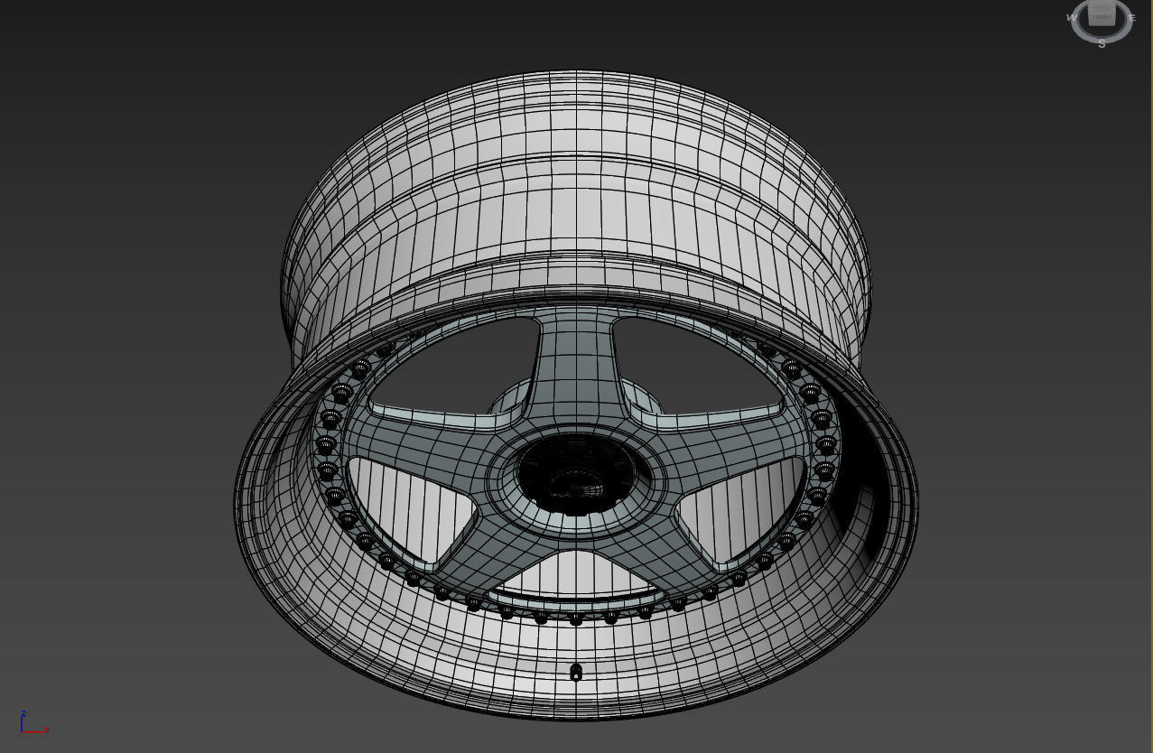 SSR Professor SP6 Wheel 3D model | CGTrader