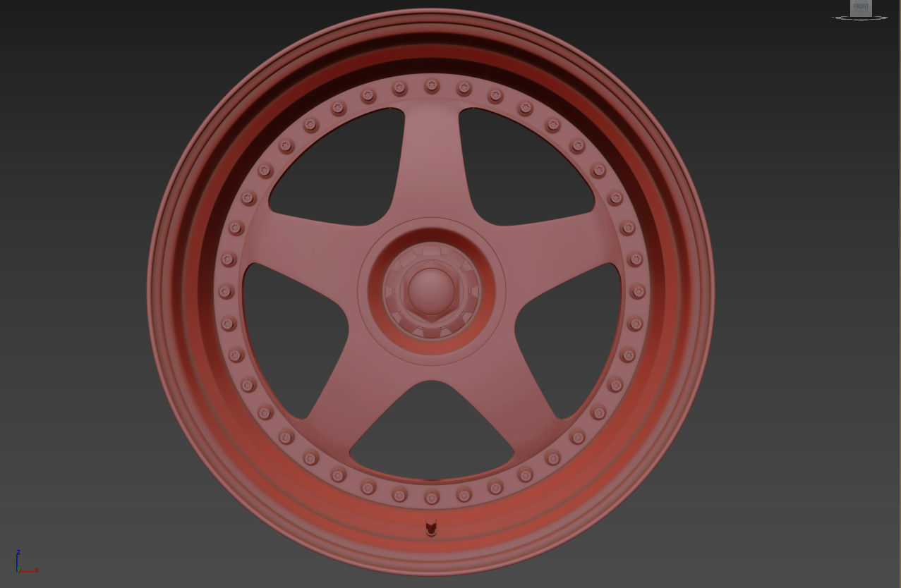 SSR Professor SP6 Wheel 3D model | CGTrader