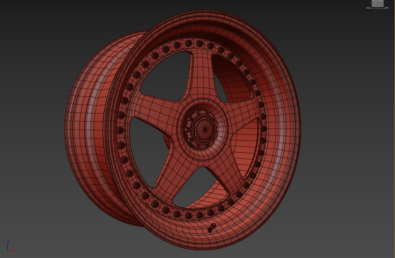 SSR Professor SP6 Wheel 3D model | CGTrader