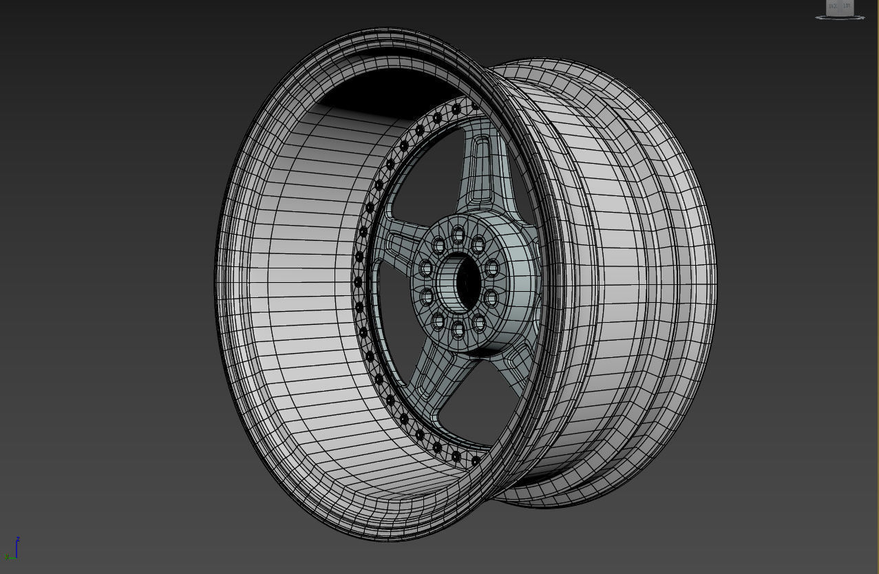 SSR Professor SP6 Wheel 3D model | CGTrader