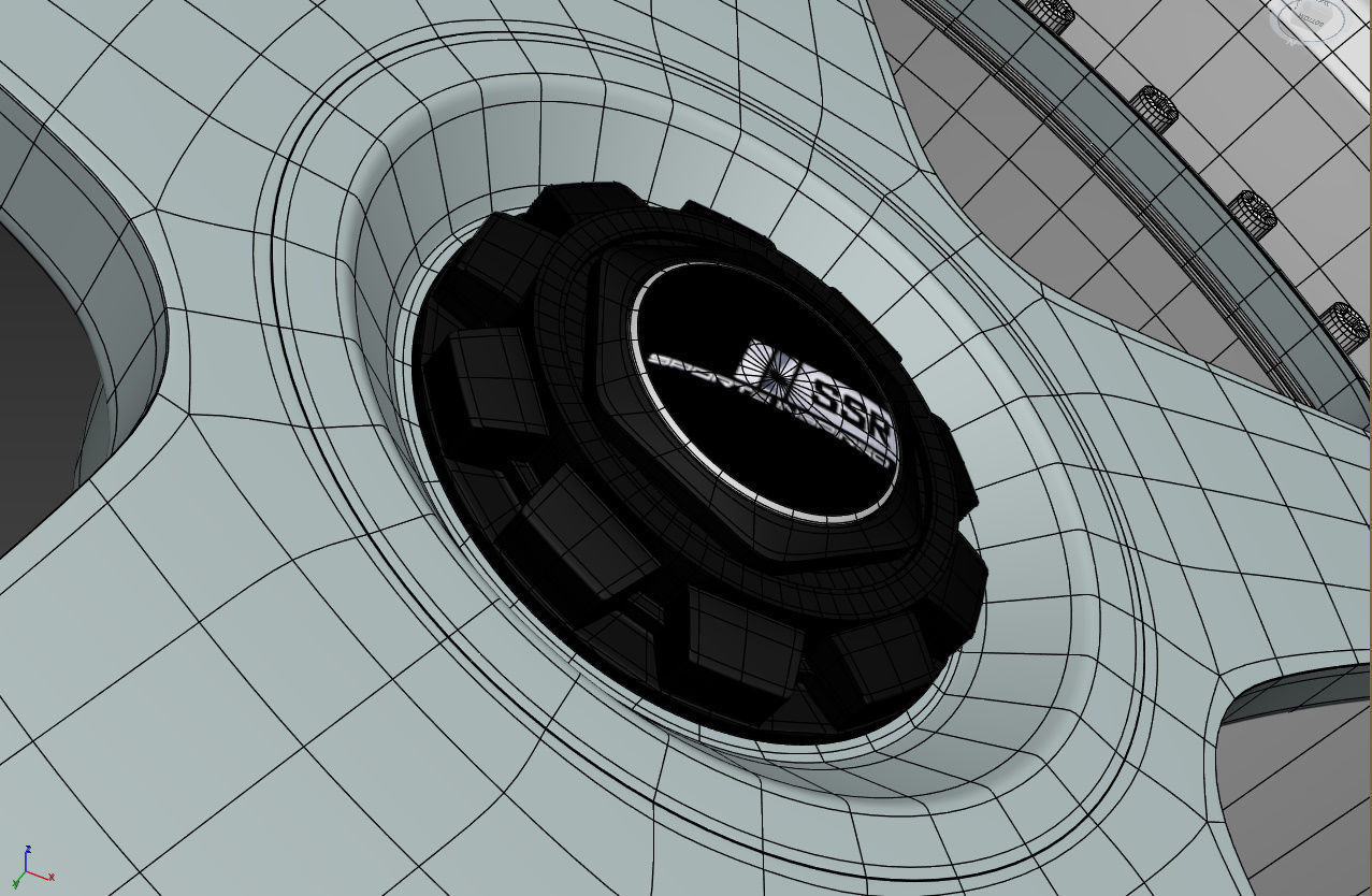 SSR Professor SP6 Wheel 3D model | CGTrader
