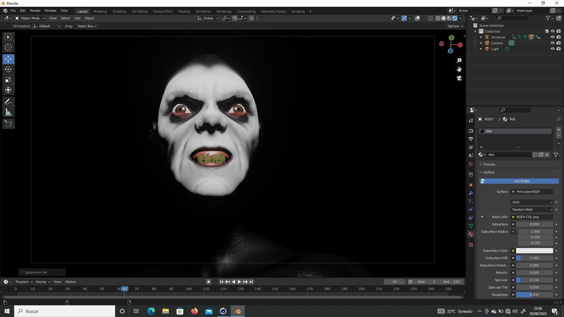 EXORCIST DEMON 2 3D model animated rigged | CGTrader