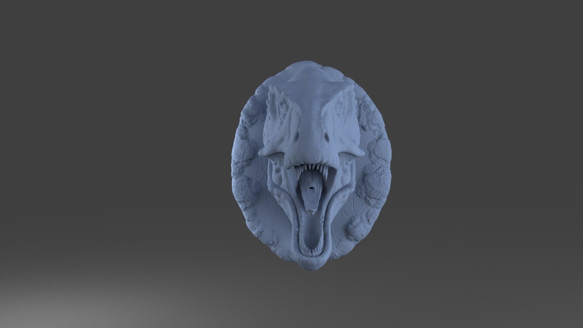 T-REX Bust 3D model 3D printable | CGTrader