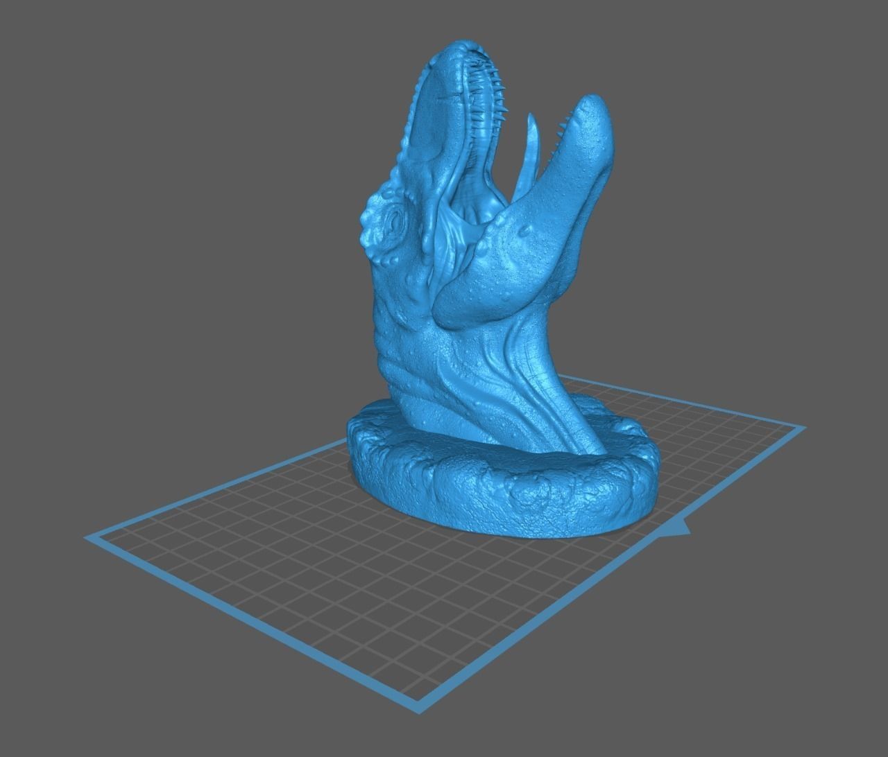 T-REX Bust 3D model 3D printable | CGTrader