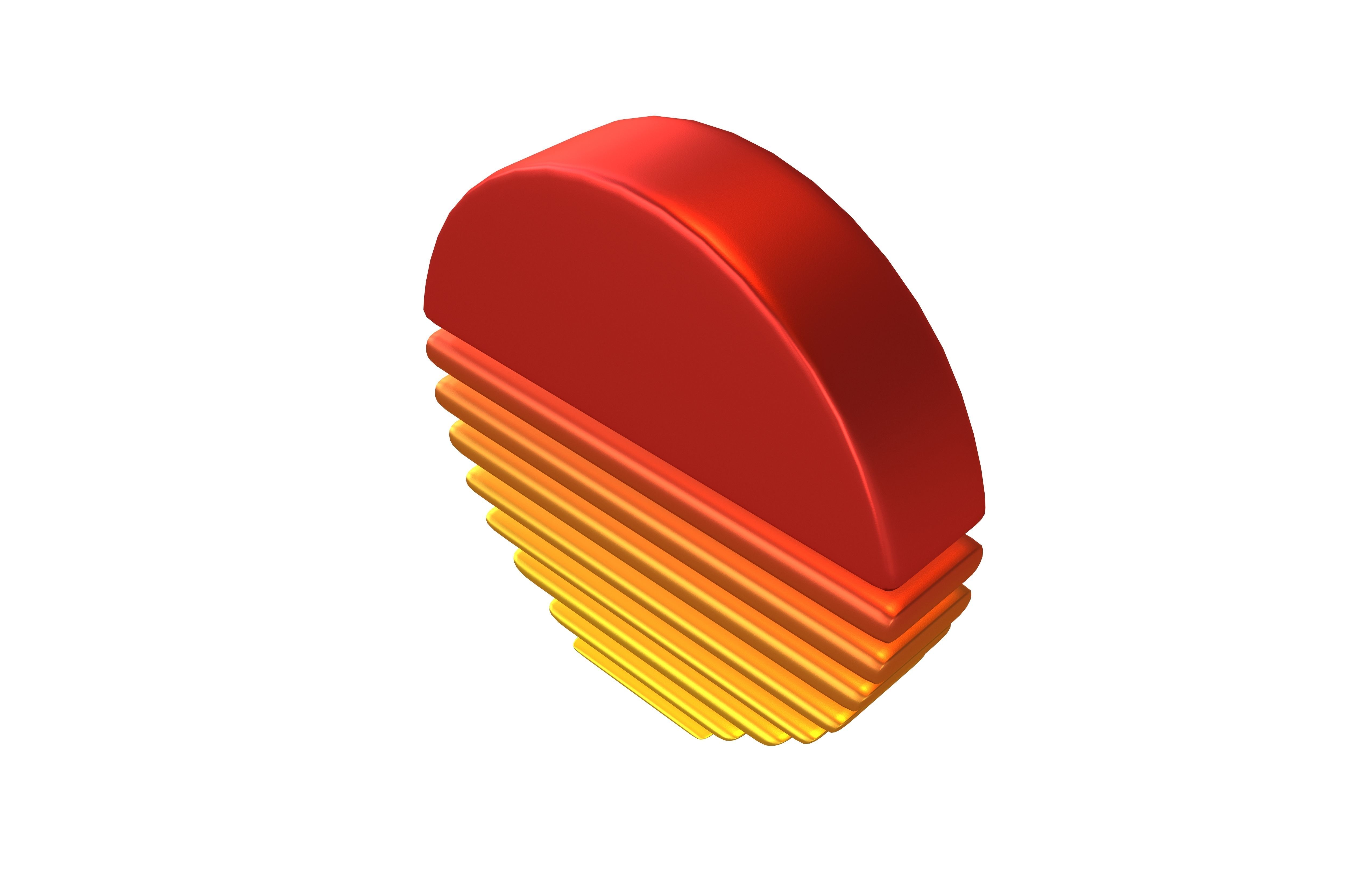 3D model Retro Sun Icon v1 005 VR / AR / low-poly | CGTrader