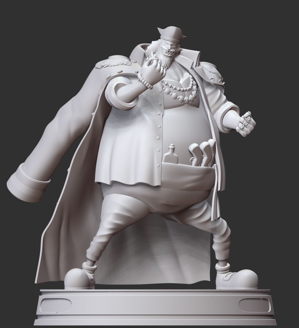 One Piece - Blackbeard - Marshall D Teach 3D model 3D printable | CGTrader