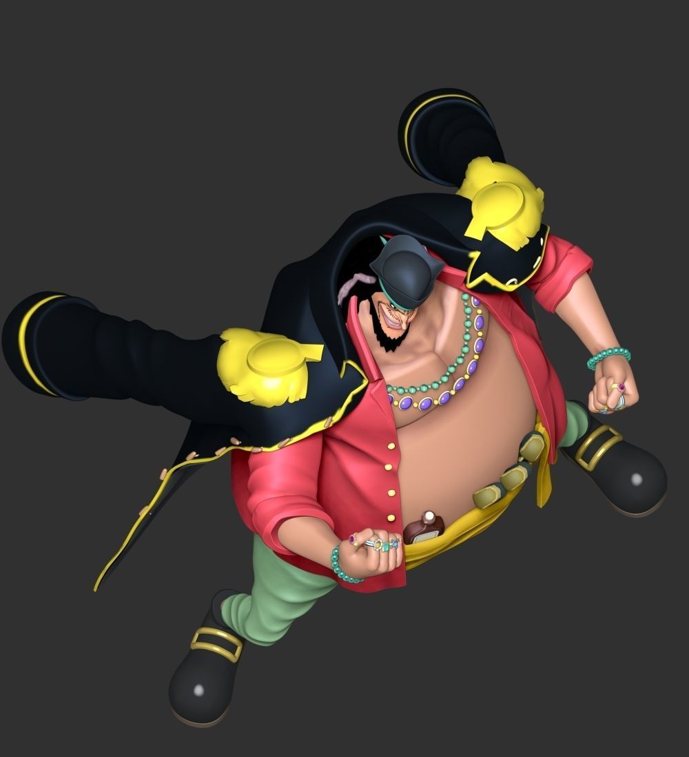 One Piece - Blackbeard - Marshall D Teach 3D model 3D printable | CGTrader