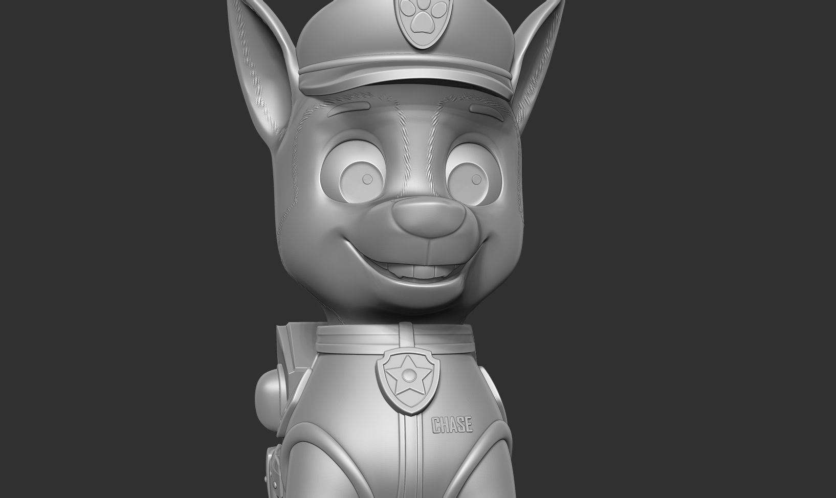 Chase - Paw Patrol Fanart 3D model 3D printable | CGTrader