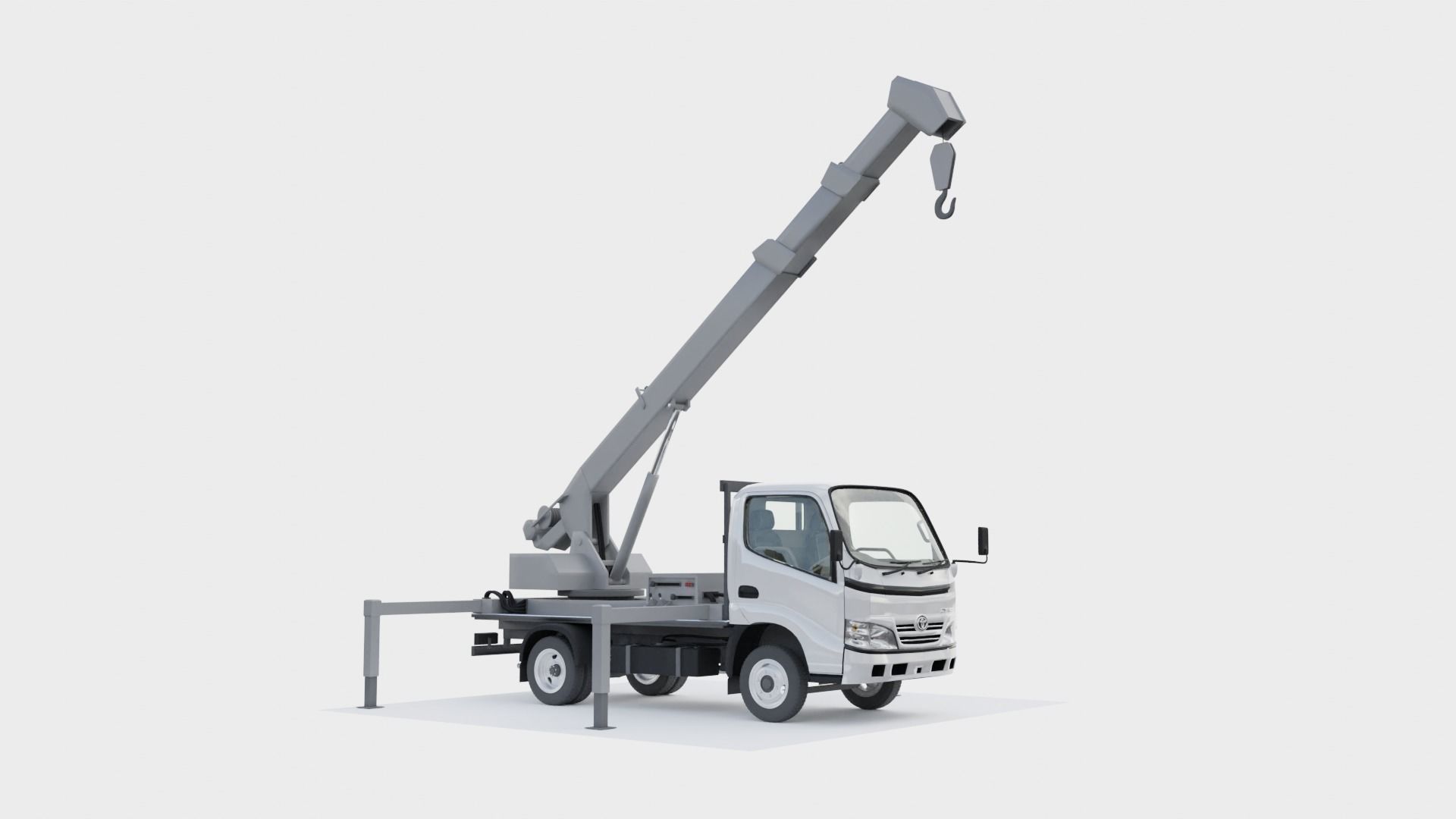3D model Toyota Dyna 1999 Crane Set VR / AR / low-poly | CGTrader