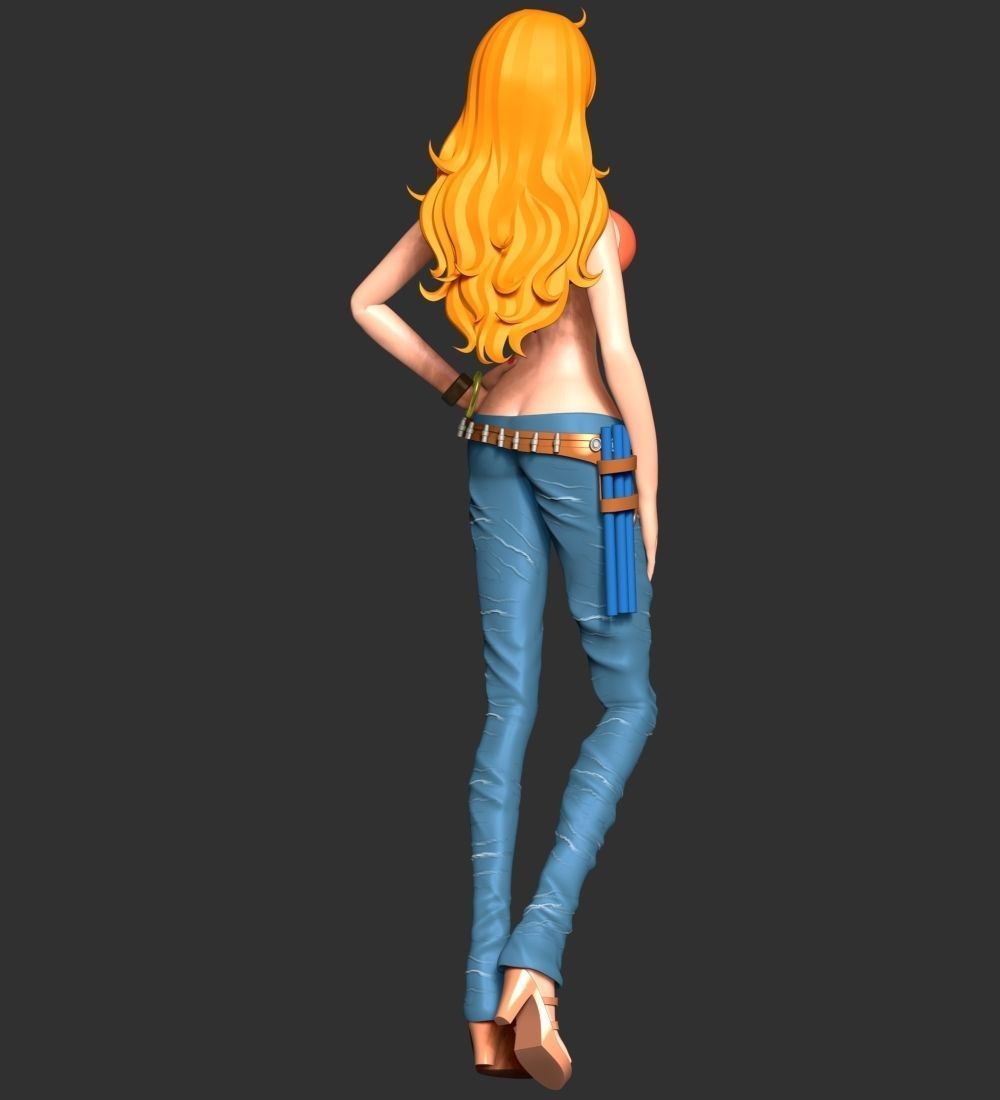 One Piece - Nami 3D model 3D printable | CGTrader