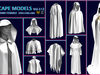 3D model 21 Cape MODELS for female and male VR / AR / low-poly | CGTrader