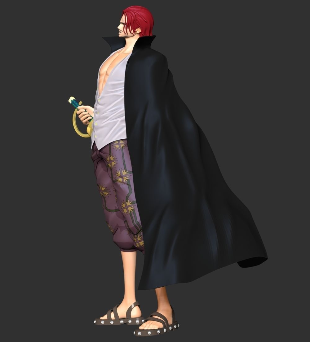 One Piece - Shanks 3D model 3D printable | CGTrader