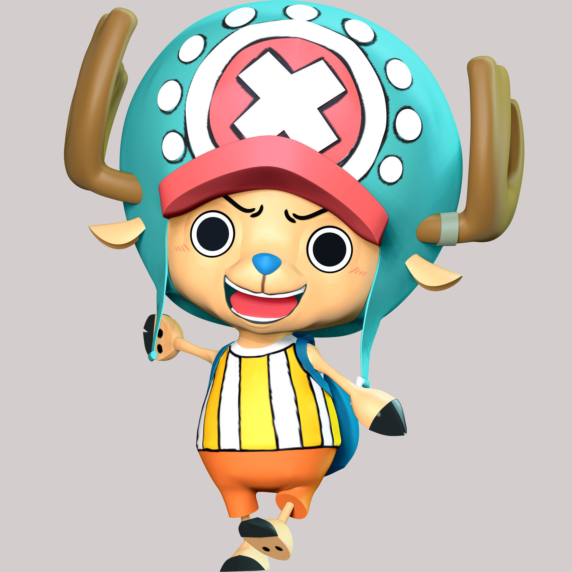 One Piece - Tony Tony Chopper 3D model 3D printable | CGTrader
