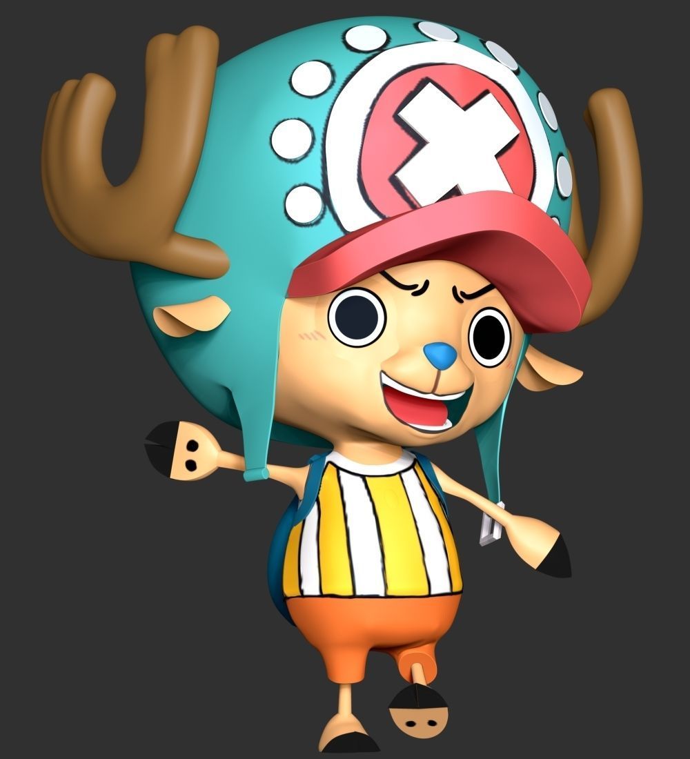 One Piece - Tony Tony Chopper 3D model 3D printable | CGTrader