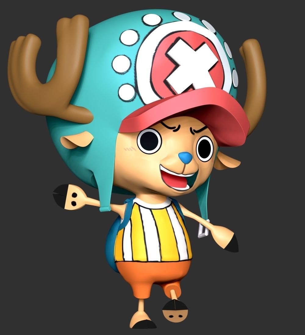 One Piece - Tony Tony Chopper 3D model 3D printable | CGTrader