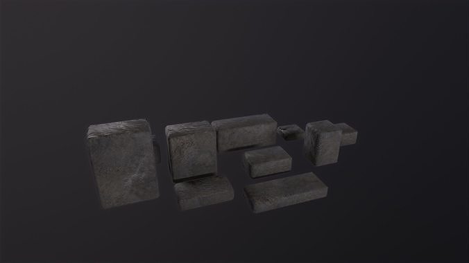 3D model Stone Bricks 3D Model VR / AR / low-poly | CGTrader