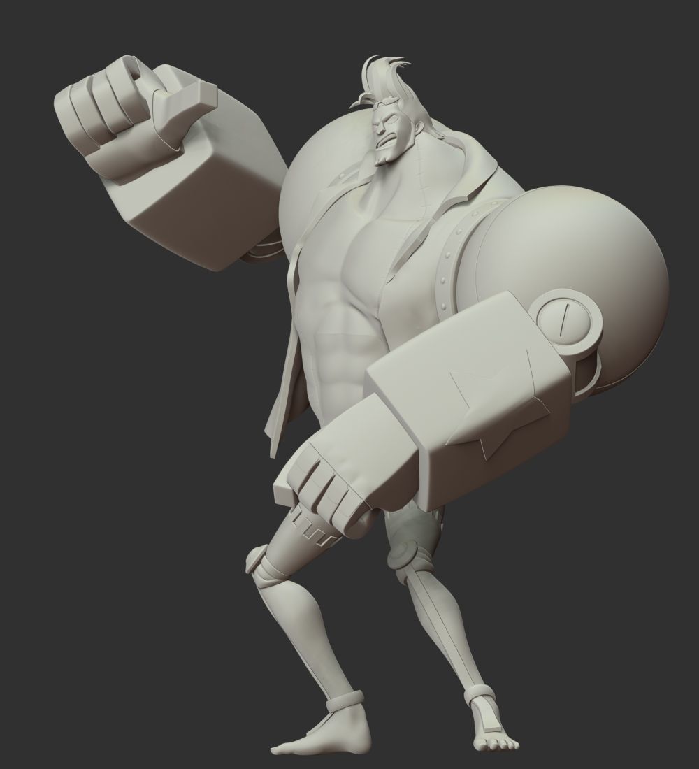 One Piece - Franky 3D model 3D printable | CGTrader