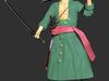 One Piece - Roronoa Zoro 3D model 3D printable | CGTrader