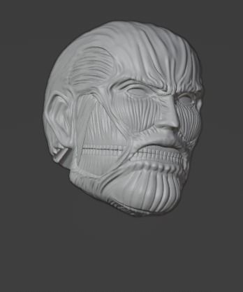 Bust Colossal Titan 3D model 3D printable | CGTrader