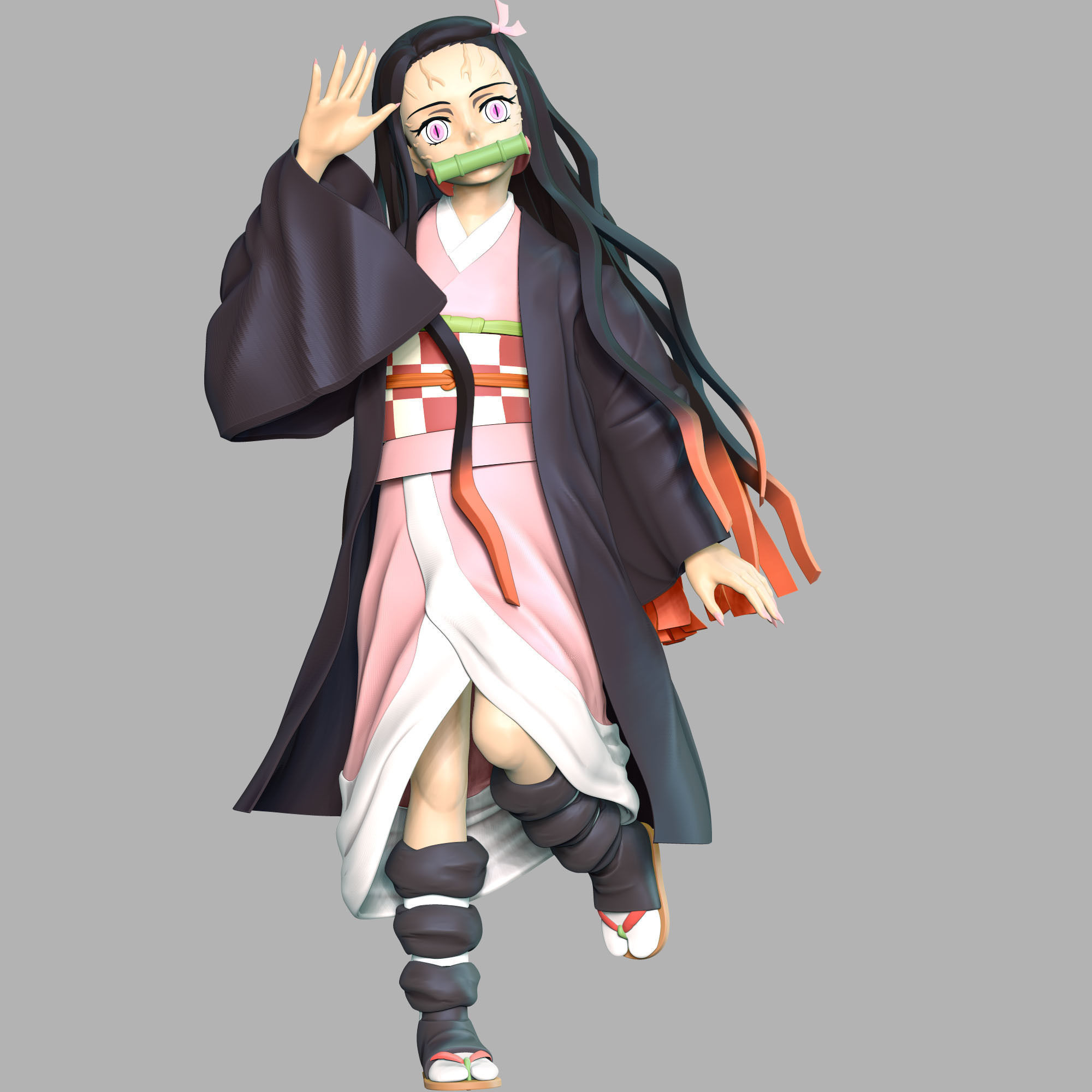 Demon Slayer - Nezuko Kamado 3D model 3D printable | CGTrader
