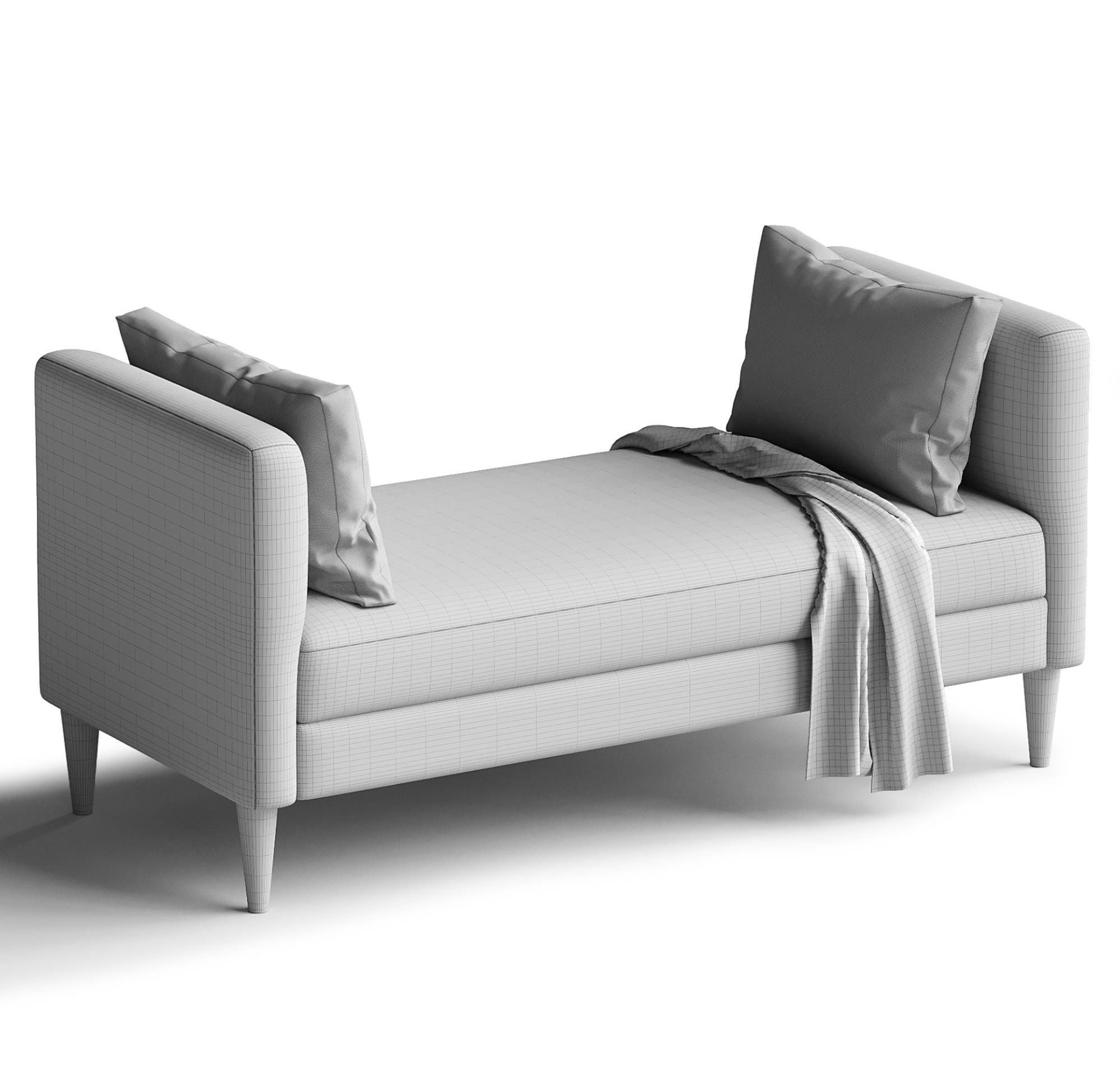3D model Magnolia Daybed VR / AR / low-poly | CGTrader