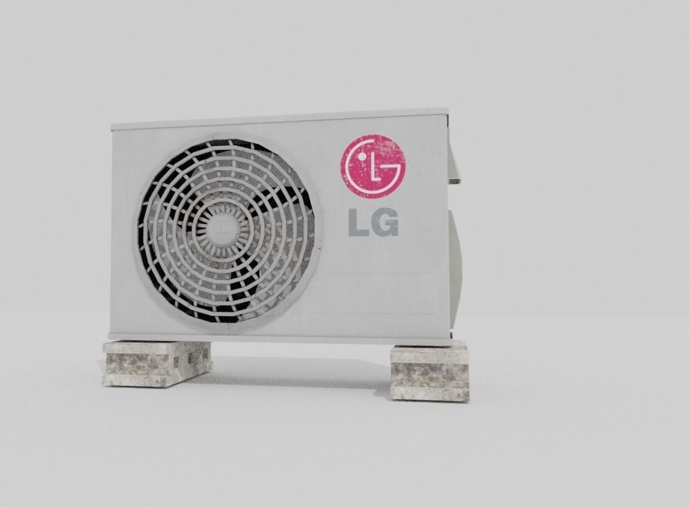 3D model Air condensing unit with 4K texture VR / AR / low-poly | CGTrader