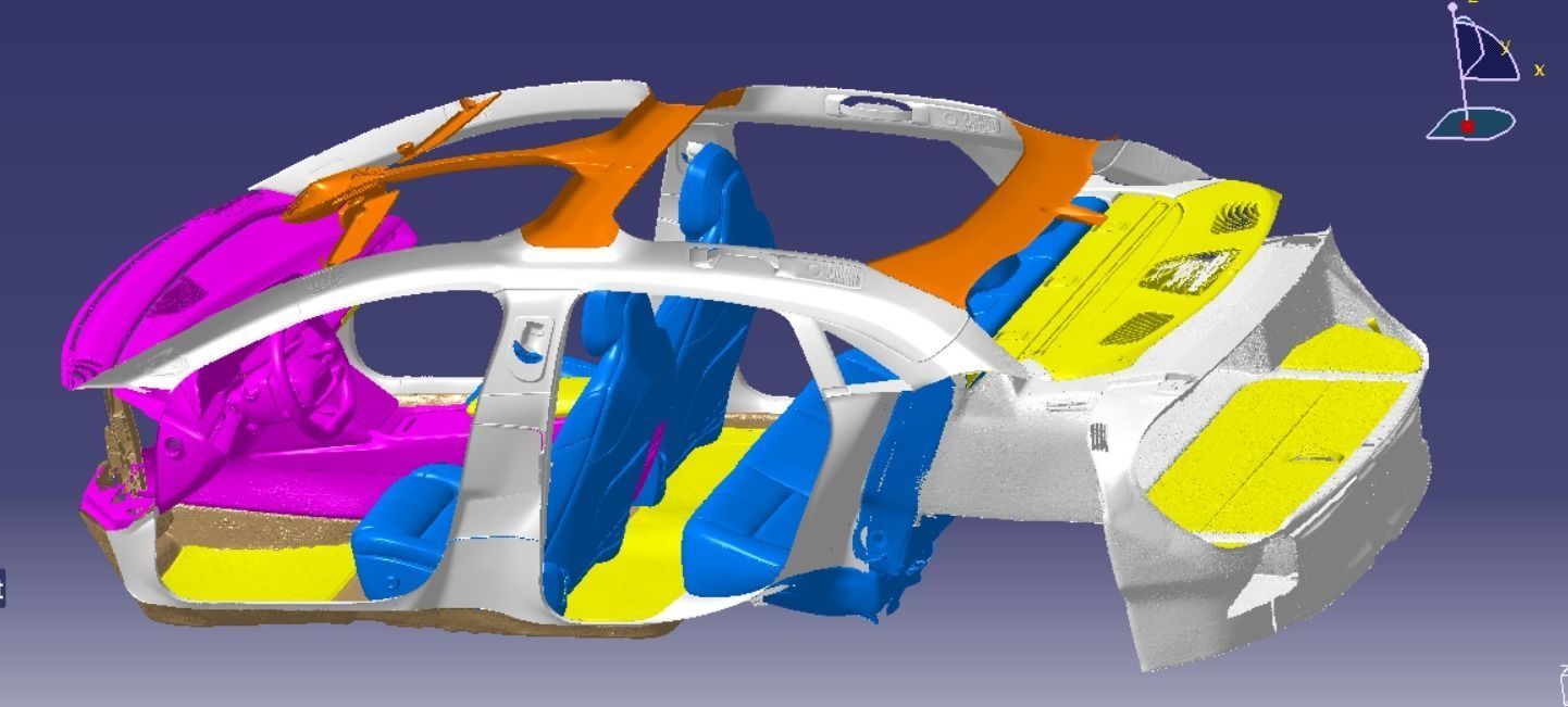 Lucid Air Dream Edition Performance 2022 Vehicle 3d scan model 3D model ...