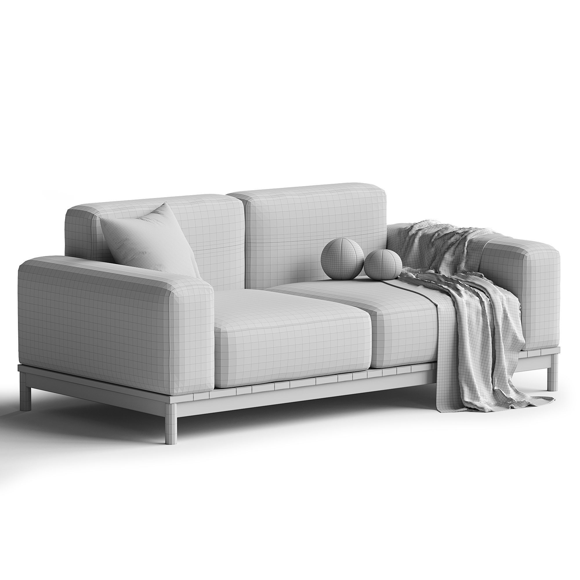 3D model Barcode Sofa VR / AR / low-poly | CGTrader